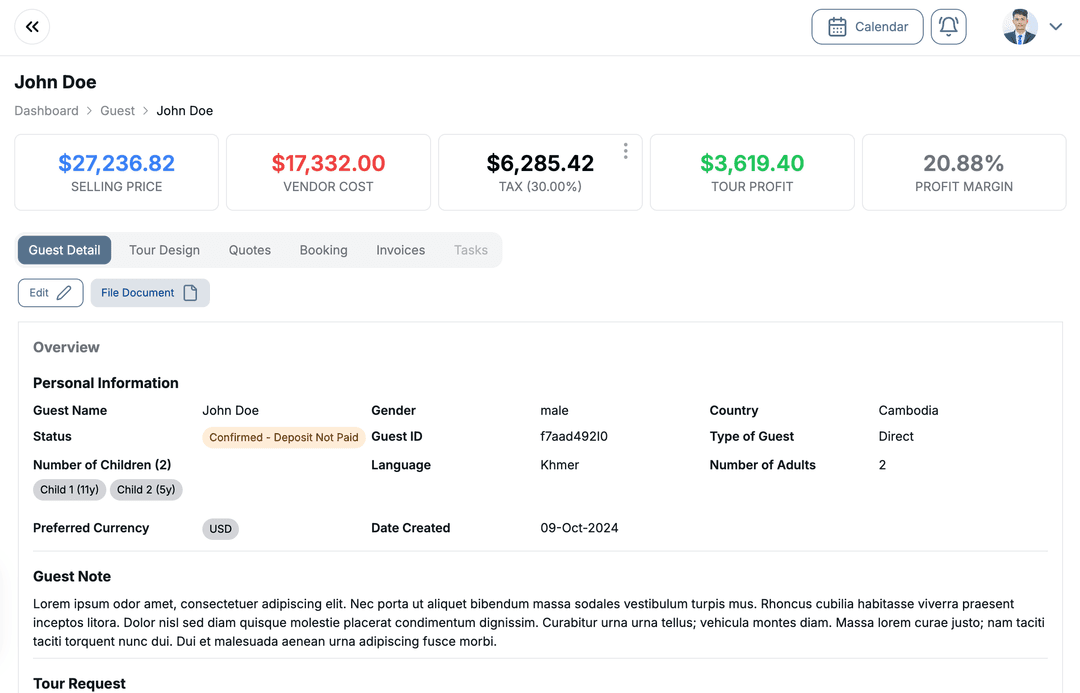 Sign in - TourFlow System